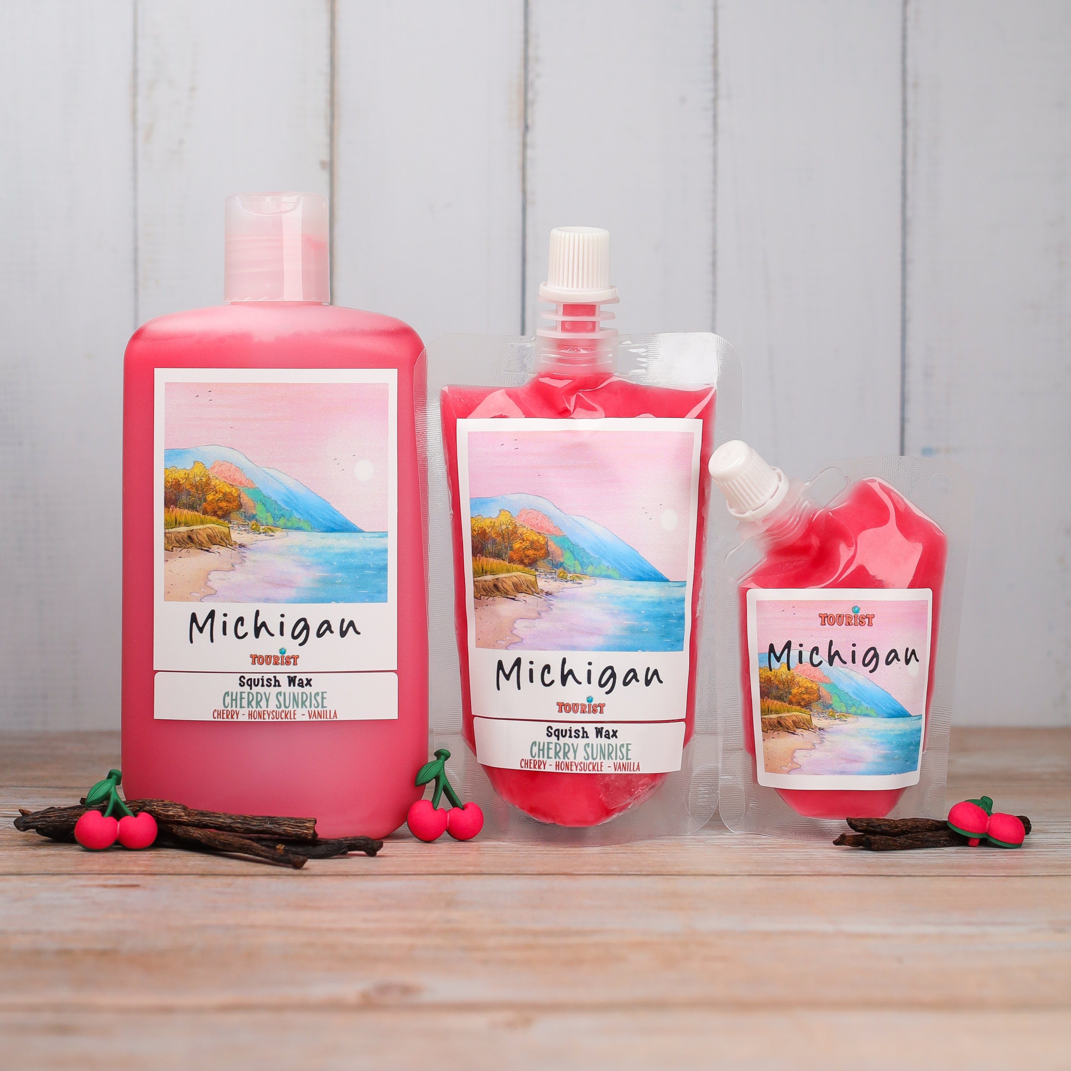 Michigan Squish Squeezable Wax Melt – Cherry, Honeysuckle & Vanilla ...